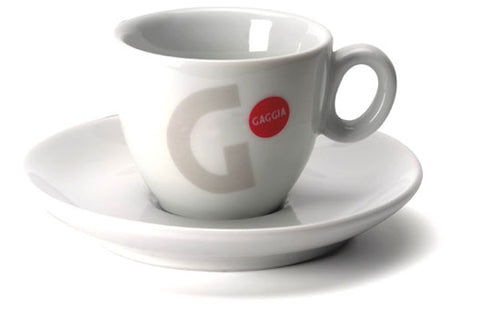 Gaggia Espresso 6x6 Saucer and Cup Set – I Love Coffee Beans HK